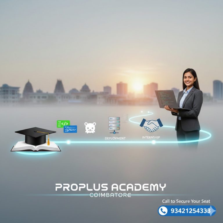 How Coimbatore’s Best IT Academy Builds Your Portfolio